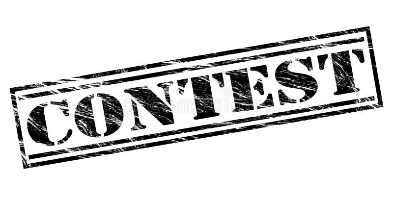 Contest black stamp stock illustration. Illustration of background ...