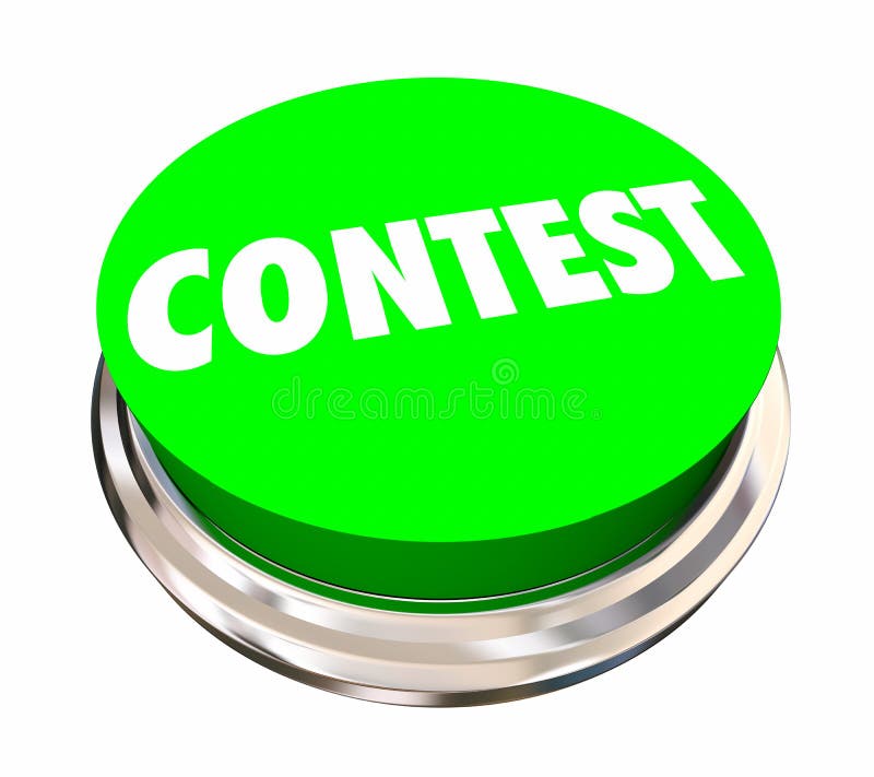 Contest Game Competition Enter Win Button Stock Illustration ...
