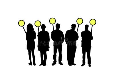 Contest Show Jury Voting Vector Stock Vector - Illustration of card ...