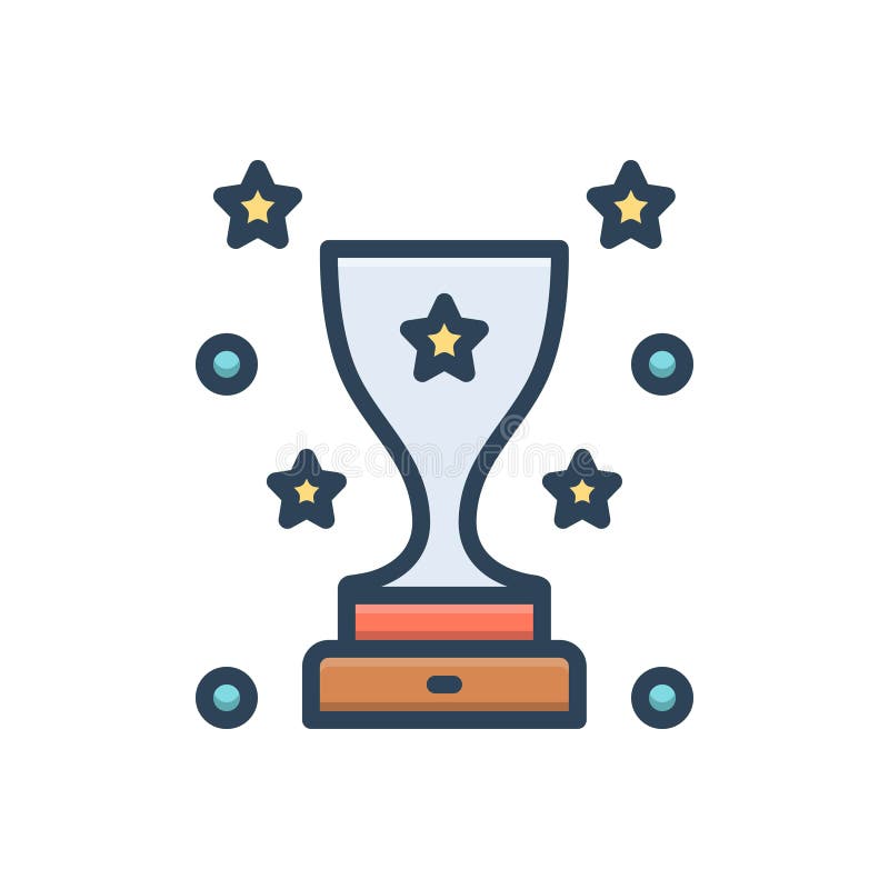 Color Illustration Icon for Contests, Competition and Tournament Stock ...
