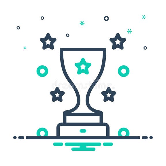 Mix Icon for Contests, Competition and Tournament Stock Vector ...