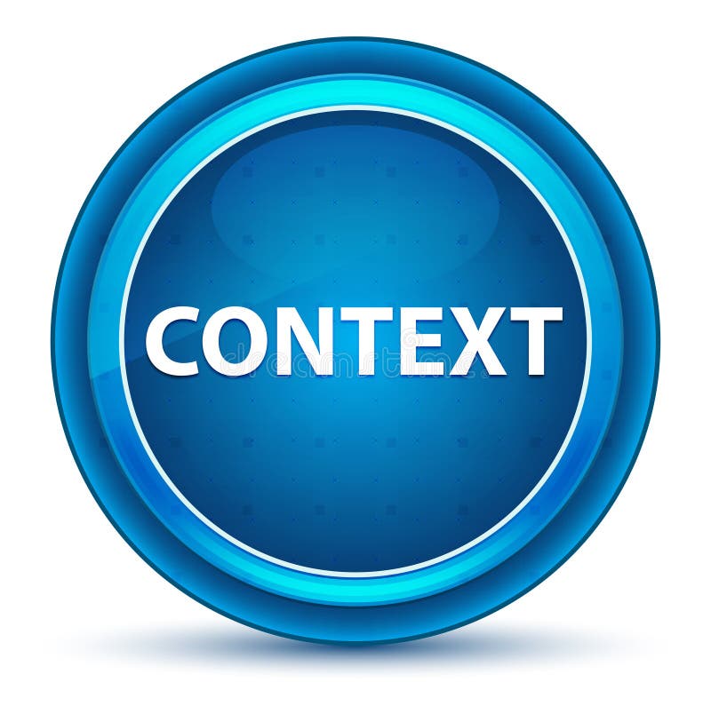 Context Eyeball Blue Round Button Stock Illustration - Illustration of ...