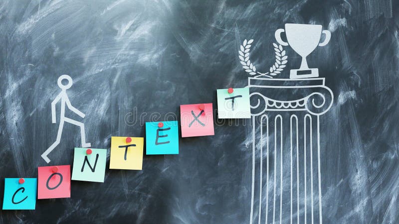 Context Make Steps To Success Stock Photo - Image of path, victory ...