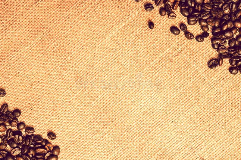 Contexto da lona do café foto de stock. Imagem de planta - 44268242