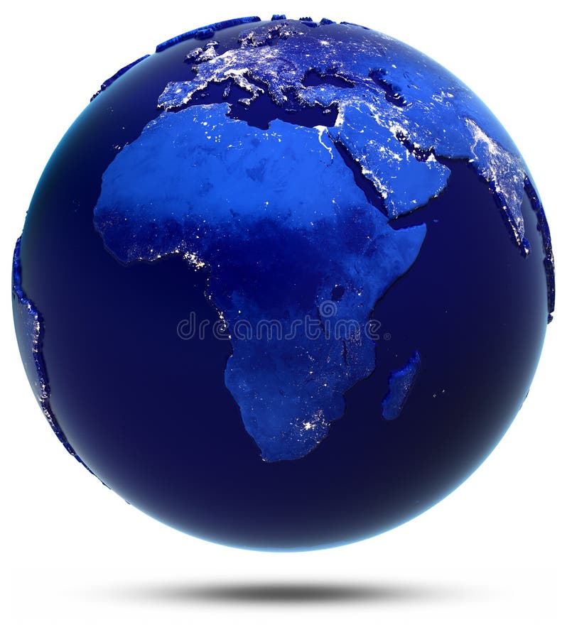 Continent Et Pays De L'Afrique Illustration Stock - Illustration du ...