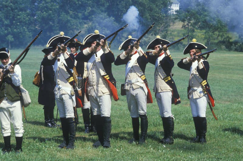 Continental Army Infantry Editorial Photography - Image: 26898567