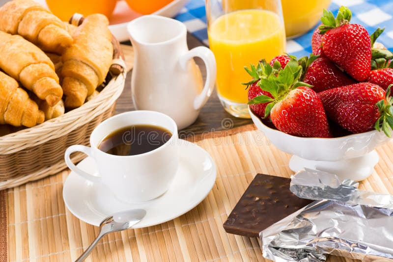 Continental breakfast stock image. Image of caffeine - 32412255