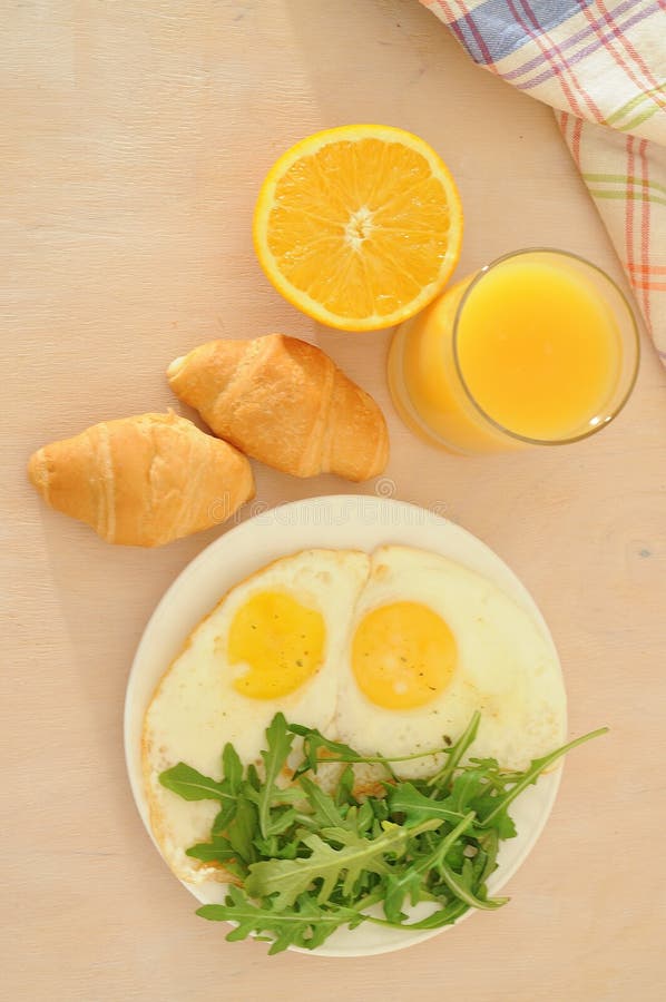 The Continental Breakfast Concept Stock Image - Image of croissant ...