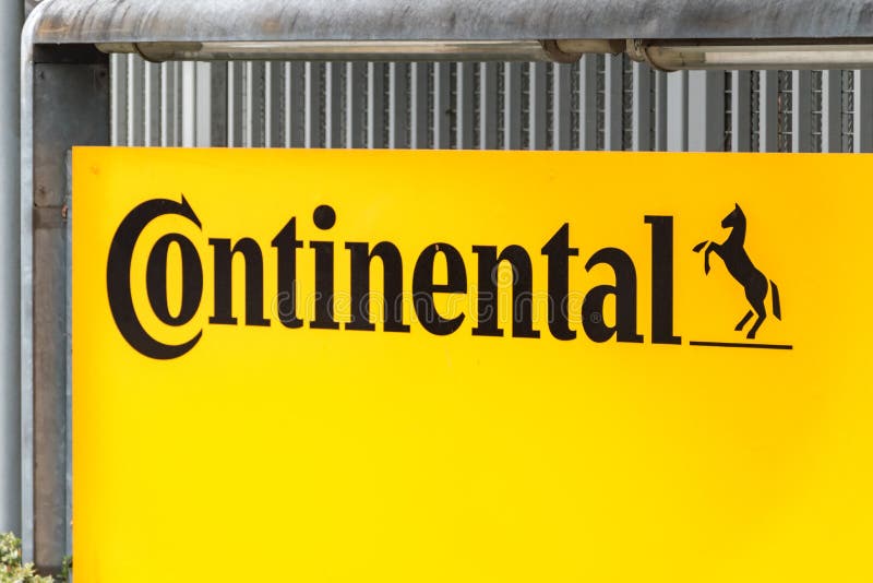 Continental sign and logo editorial stock image. Image of automotive ...