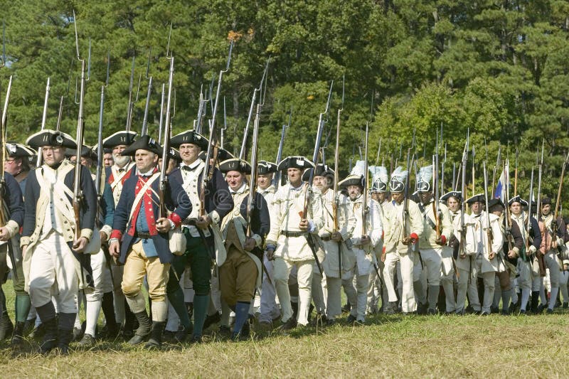The British March To Surrender Field at the 225th Anniversary of the ...
