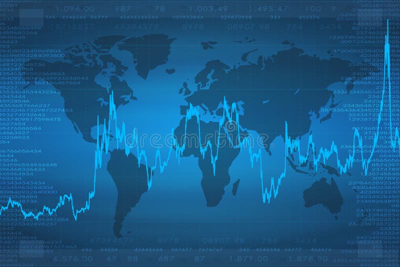 Continents (Business Graph) Stock Illustration - Illustration of ...