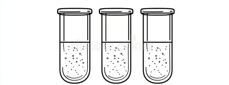 Continually Drawn Line Art of a Laboratory Test Tube. Line Art ... Continually Drawn Line Art of a Laboratory Test Tube. Line Art ...