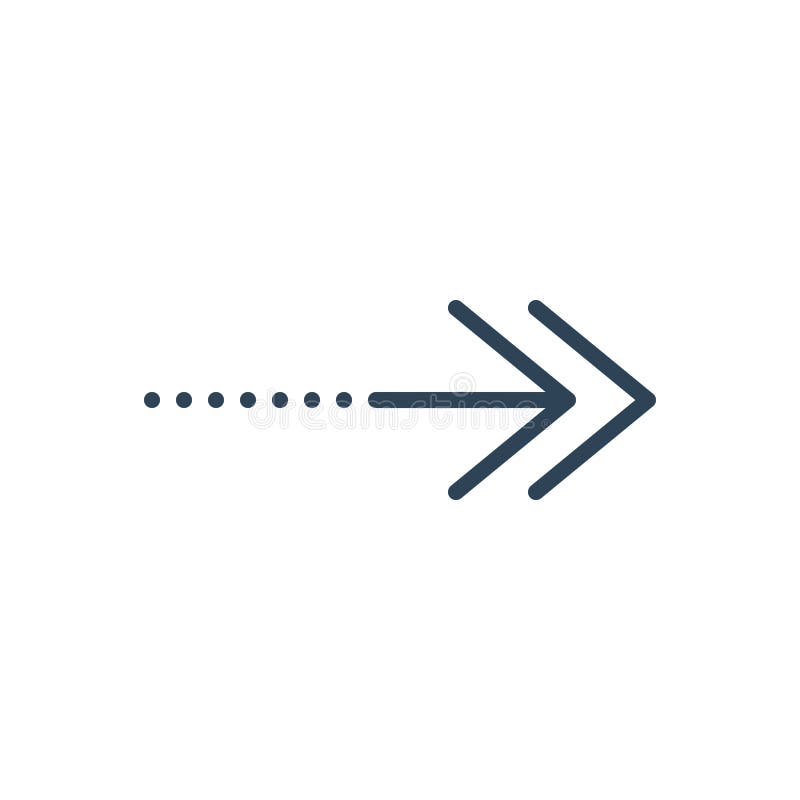 Color Illustration Icon for Continue, Arrow and Next Stock Illustration ...