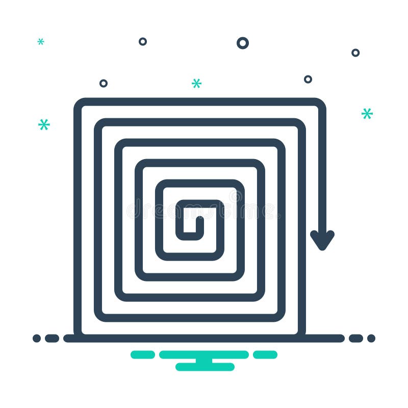 Mix Icon for Continue, Next and Point Stock Vector - Illustration of ...