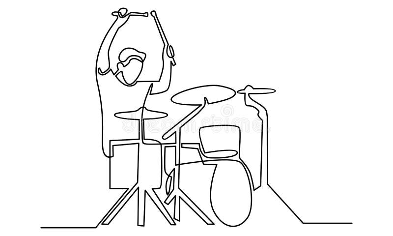 Drums Line Art Stock Illustrations – 1,021 Drums Line Art Stock ...