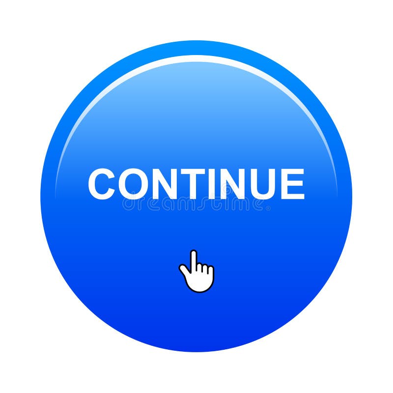 Continue button stock vector. Illustration of data, education - 153775203