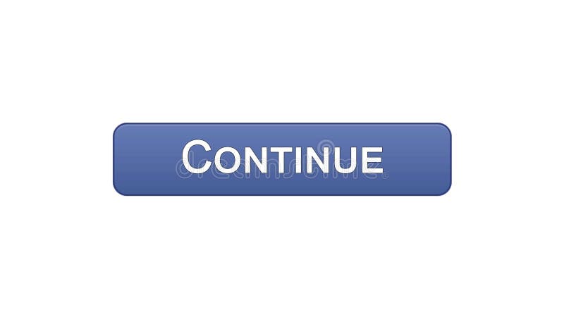Continue Web Interface Button Clicked Mouse Cursor Orange Color