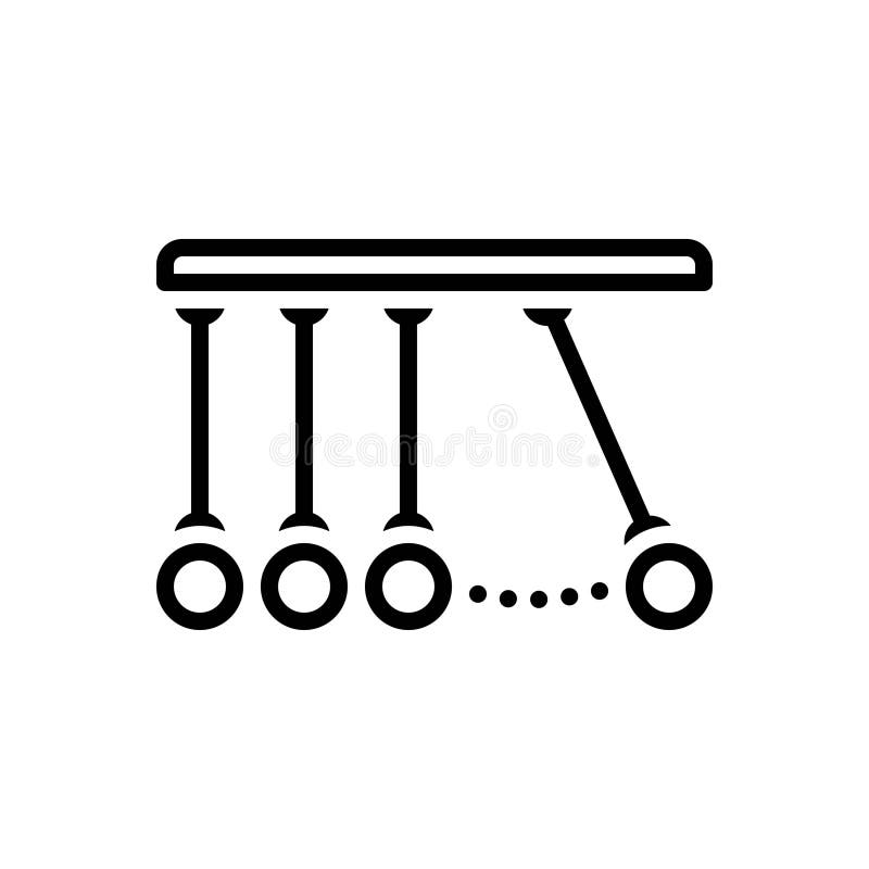 Black Line Icon for Continues, Carry on with and Newton Stock Vector ...