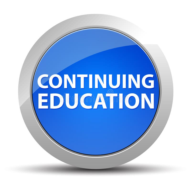 Continuing Education Constant Learning Street Signs Stock Illustration ...