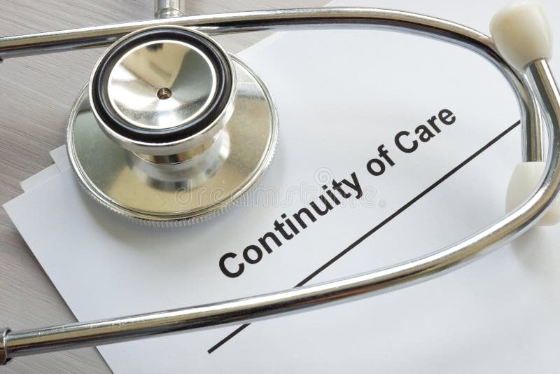 Continuity of Care Documents and Medical Stethoscope. Stock Image ...
