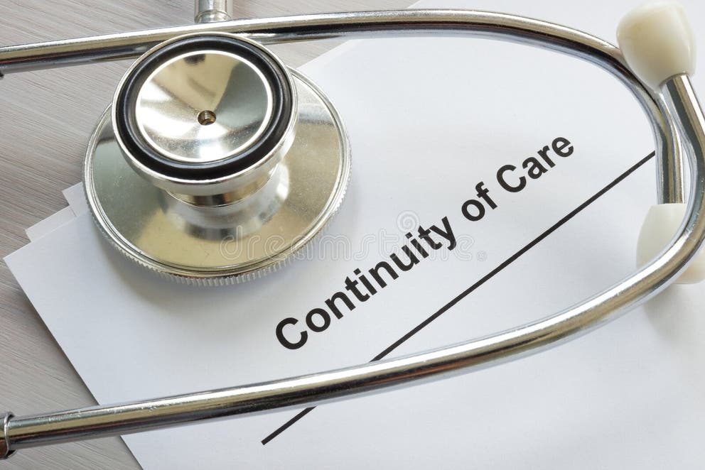 Continuity of Care Documents and Medical Stethoscope. Stock Image ...