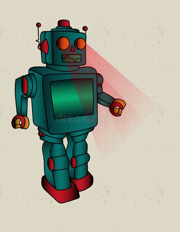 Robot 80s Stock Illustrations – 547 Robot 80s Stock Illustrations ...