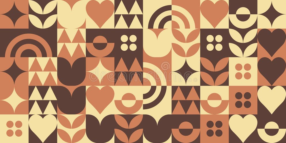 Continuous Abstract Geometric Tile Pattern – Modern Vector Seamless ...