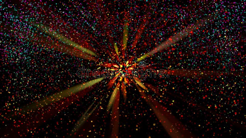 A Continuous Beam of Light Emitted from the Center. Stock Footage ...