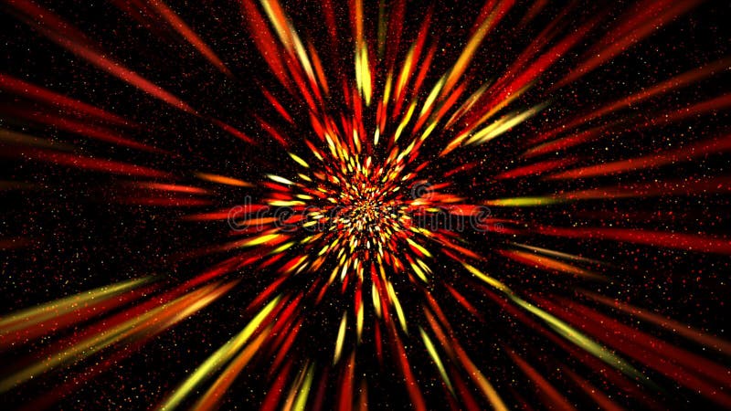 A Continuous Beam of Light Emitted from the Center. Stock Video - Video ...