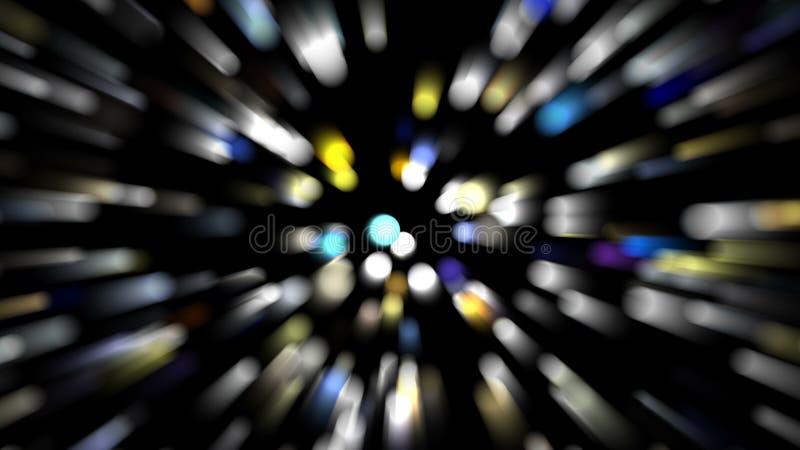 A Continuous Beam of Light Spread Out from the Center. Stock Video ...