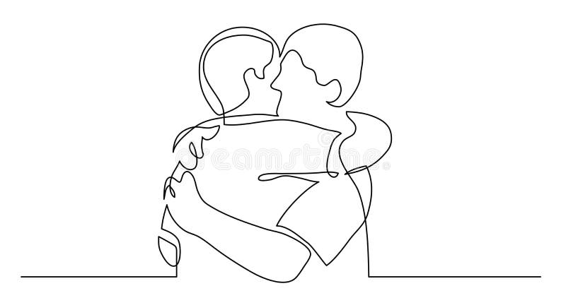 Reunion Continuous Line Drawing Stock Illustrations – 185 Reunion ...