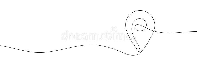 Continuous Card Pin Line Background. Background for Drawing the ...