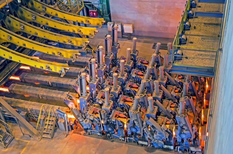 Steelmaking Slab Continuous Caster Stock Photos - Free & Royalty-Free ...