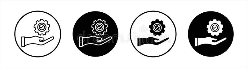 Continuous Changes Flat Line Icon Set. Continuous Changes Thin Line ...