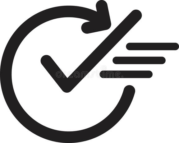 Continuous Convenience Icon Vector Stock Illustration - Illustration of ...