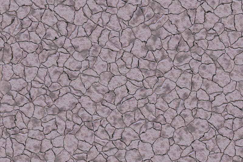 Continuous Cracked Ground Pattern Stock Illustration - Illustration of ...