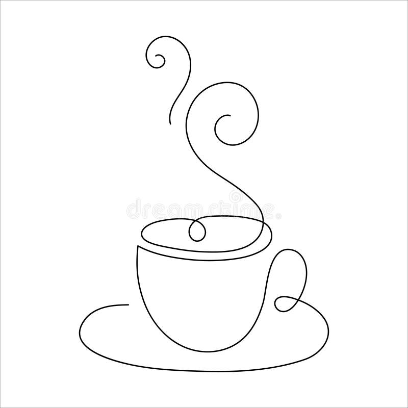 110+ Coffee outline Free Stock Photos - StockFreeImages