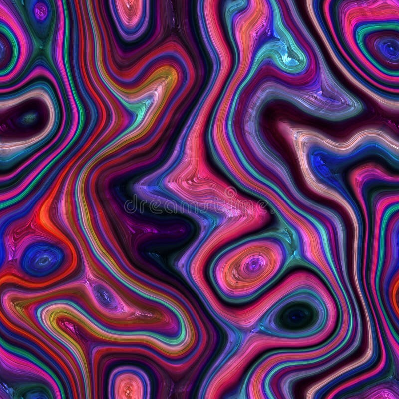 Continuous Decorative Glass Pattern Stock Illustration - Illustration ...