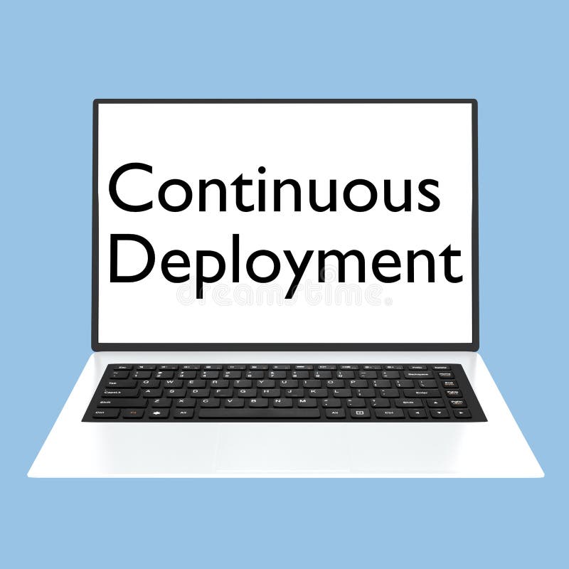Continuous Deploymen Concept Stock Illustration - Illustration of ...
