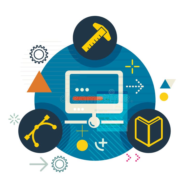 Continuous Development Process - Illustration Stock Illustration ...