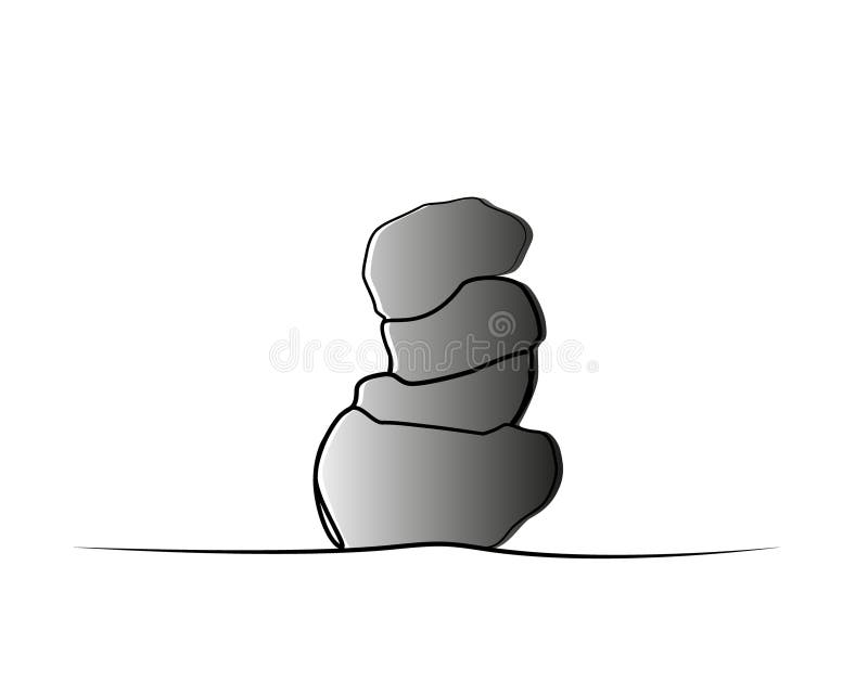 Drawing Of A Stone