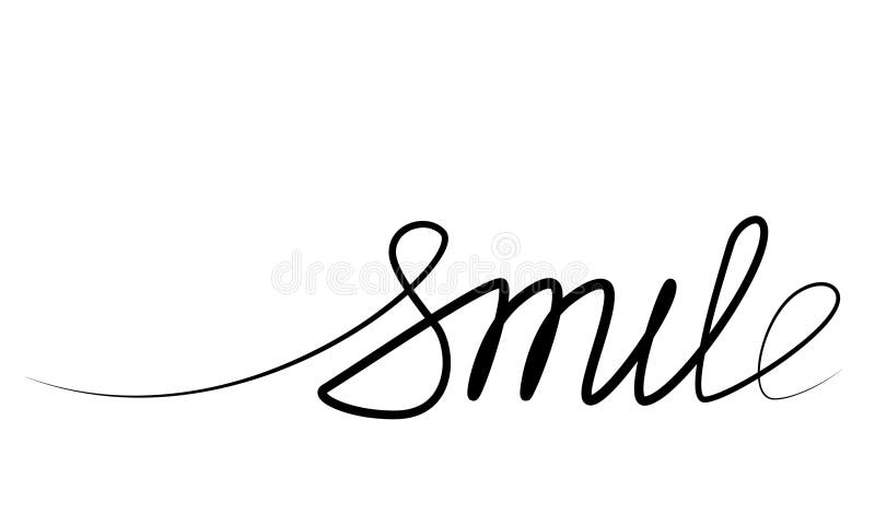 Smile Word Outline