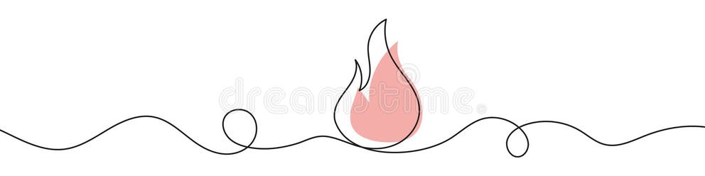 Flame Line Drawing Vector Stock Illustrations – 8,137 Flame Line ...