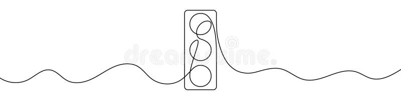 Traffic Signal Line Drawing Stock Illustrations – 624 Traffic Signal ...