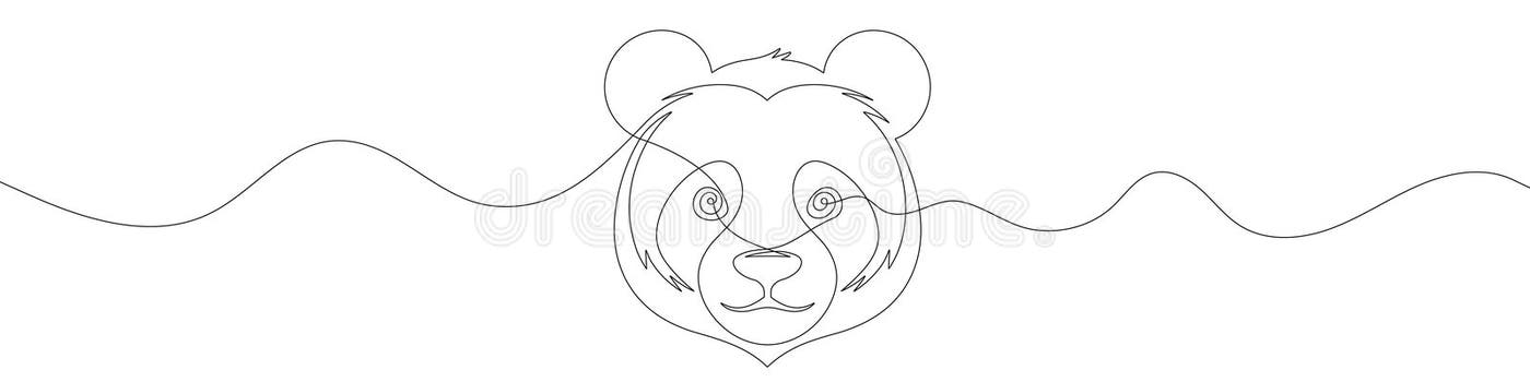 Panda Line Drawing Stock Illustrations – 3,840 Panda Line Drawing Stock ...