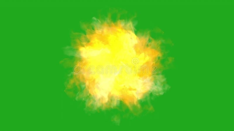 Continuous Fire Flames from the Furnace on Green Screen Stock Footage ...