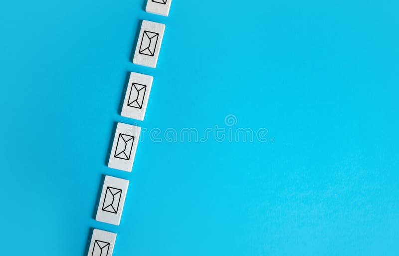 Continuous Flow of Mail and Correspondence. Incoming Email Messages ...