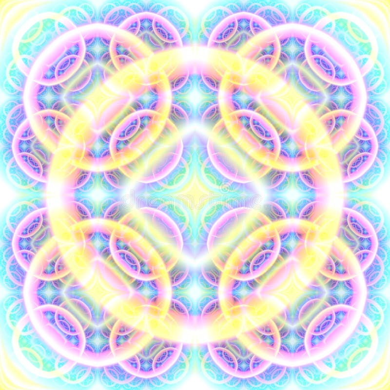 Continuous Fractal Astral Worlds Pattern. Spiritual Trance Vision Stock ...