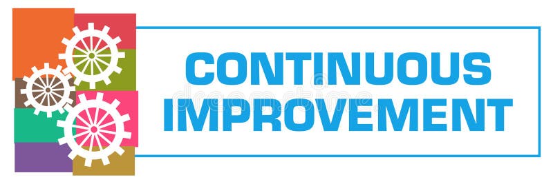 Continuous Improvement Blue Background Plan Stock Illustrations – 74 ...