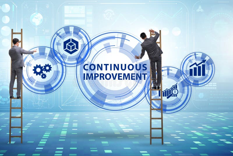 Continuous Improvement Concept in Business Stock Photo - Image of ...